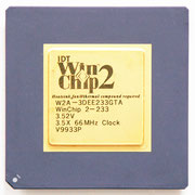 IDT WinChip 2 - CPU MUSEUM - MUSEUM OF MICROPROCESSORS & DIE PHOTOGRAPHY