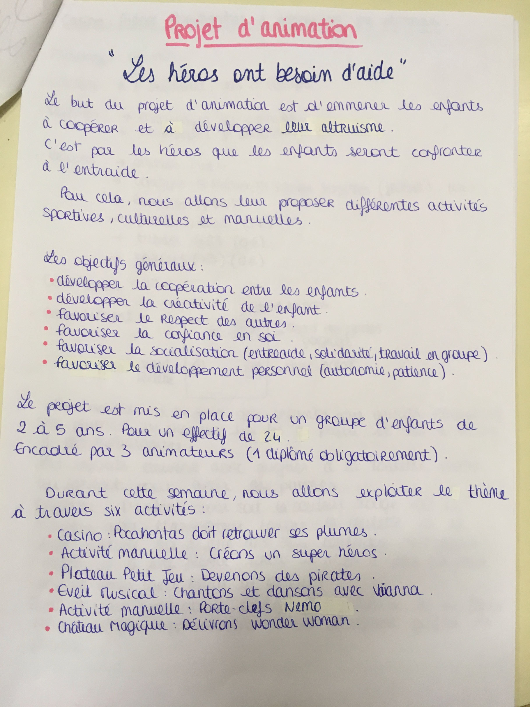 Le projet d'animation de Dryckenplay - Site de dryckenplay-animations ...