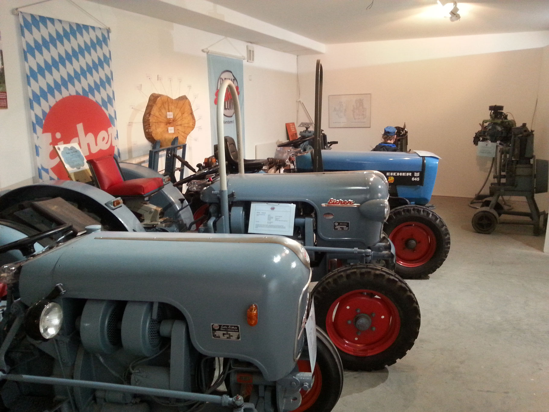 Eicher-Museum Fostern - Eicher Diesel Oldtimer Traktor