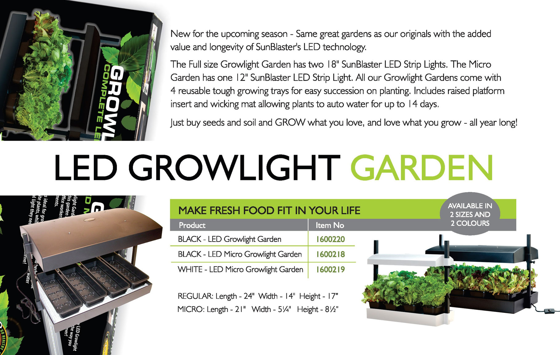 T5HO Strip Light powered Gardens - SunBlaster Lighting
