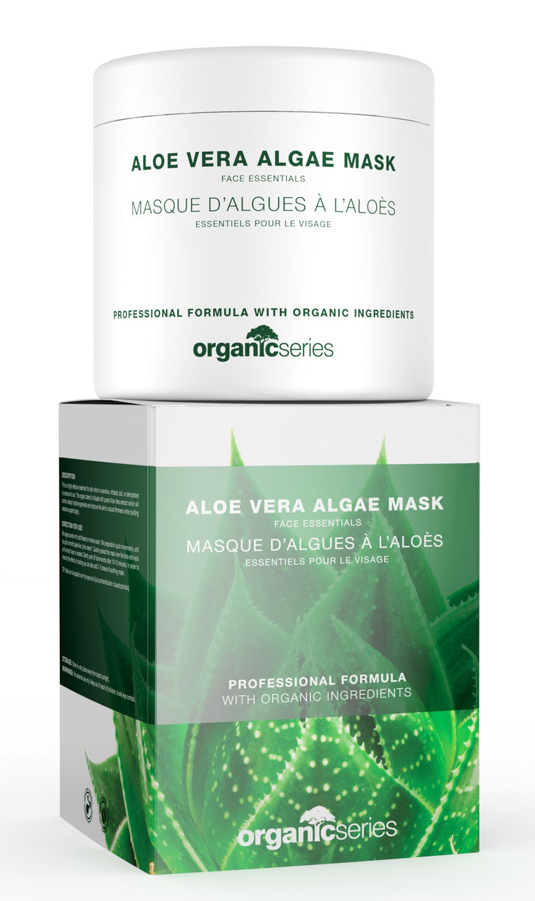 aloe vera algae mask - OrganicSeries Webseite!