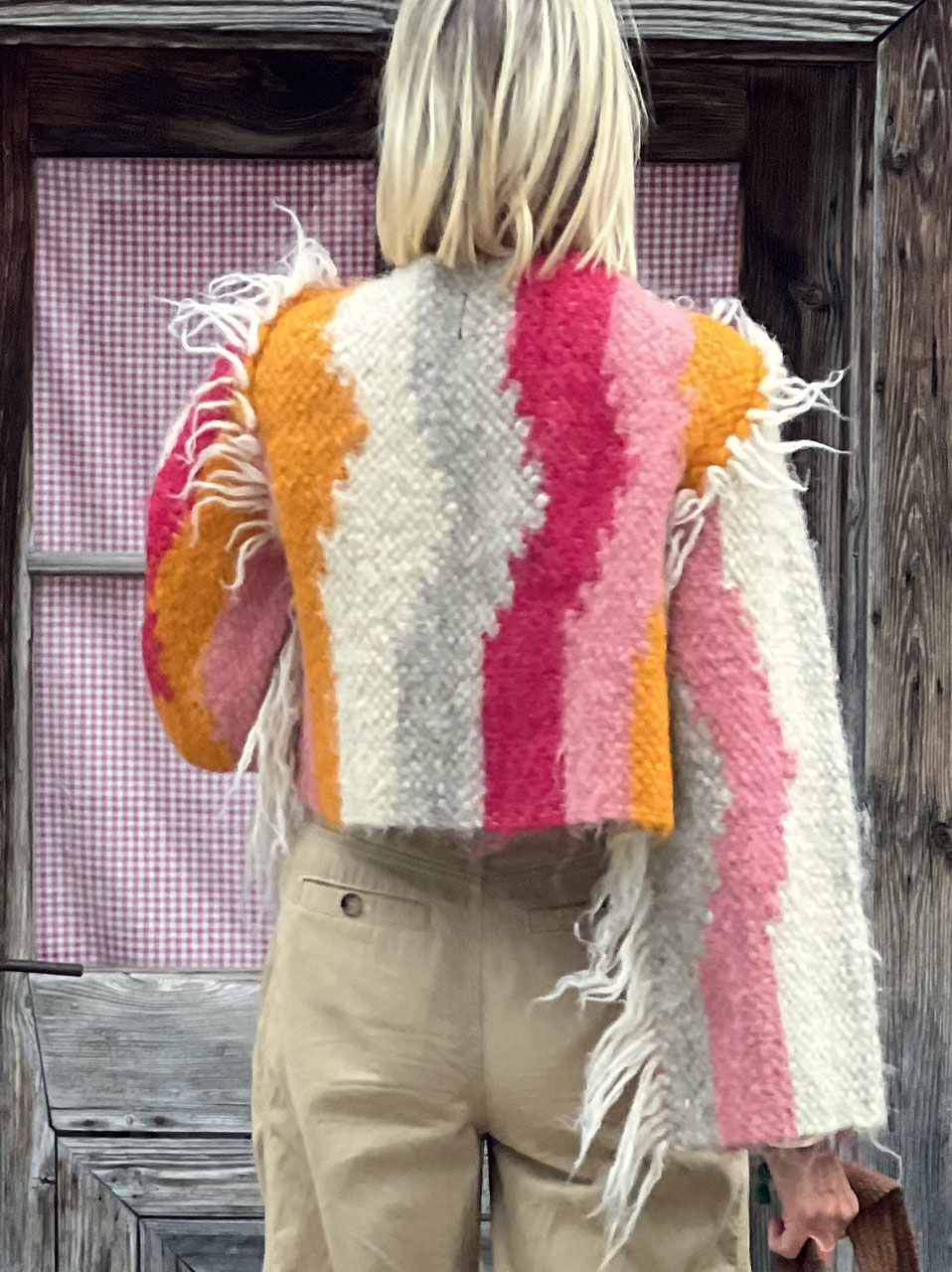 oops SOLD Wool Jacket Orange Forever Ever - luxurydejavu by Tina Pahl