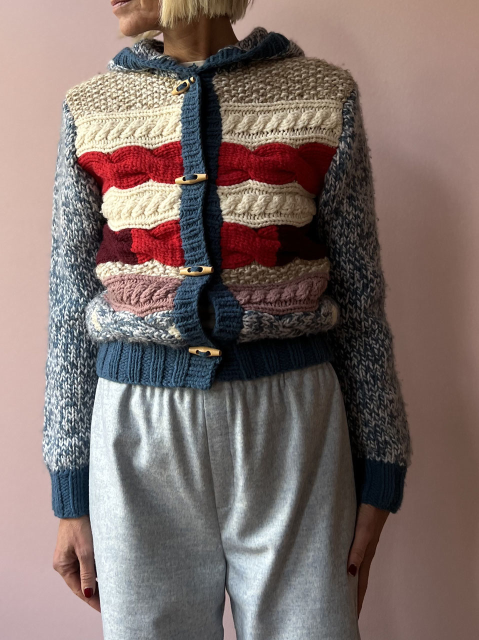 oops SOLD VINTAGE - 70s / 80s Patchwork Cardigan - luxurydejavu by Tina ...