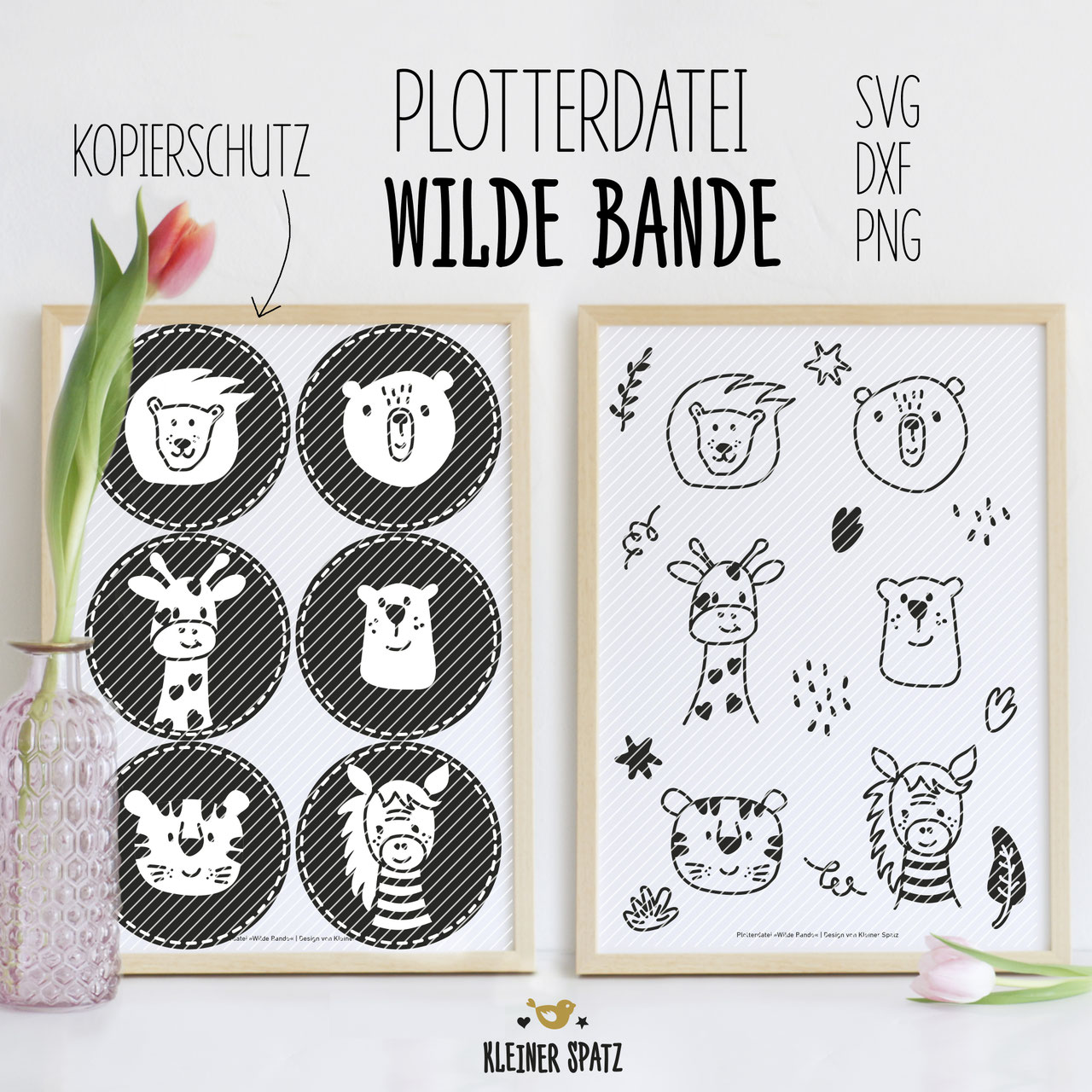 // Eine übersicht über unsereR Tier-plotterdateien - Kleiner Spatz