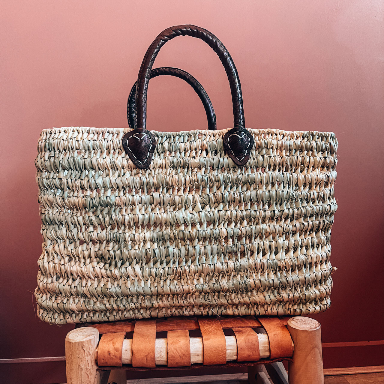 Handtas Riet geknoopt Shopper ZOMER TREND Bestel nu een RoundieBag ...