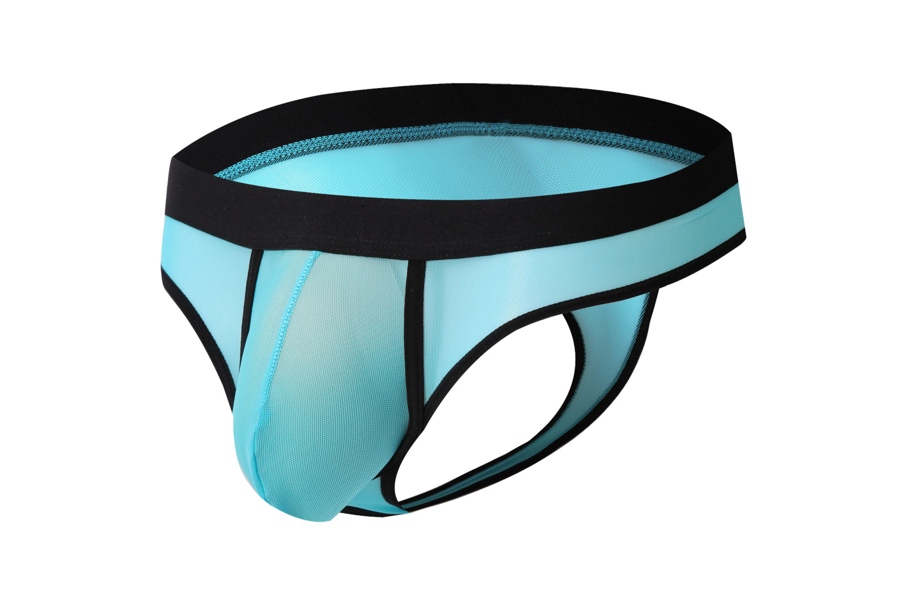 Stringkalsong Mesh Turquoise | Herrunderkläder på nätet för den ...