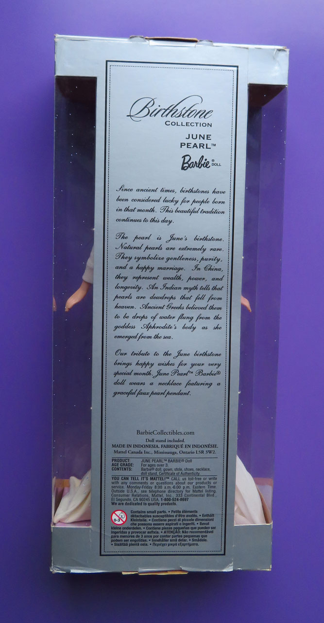 Birthstone Barbie Dolls - Jolina1st-Barbie-Collection.com