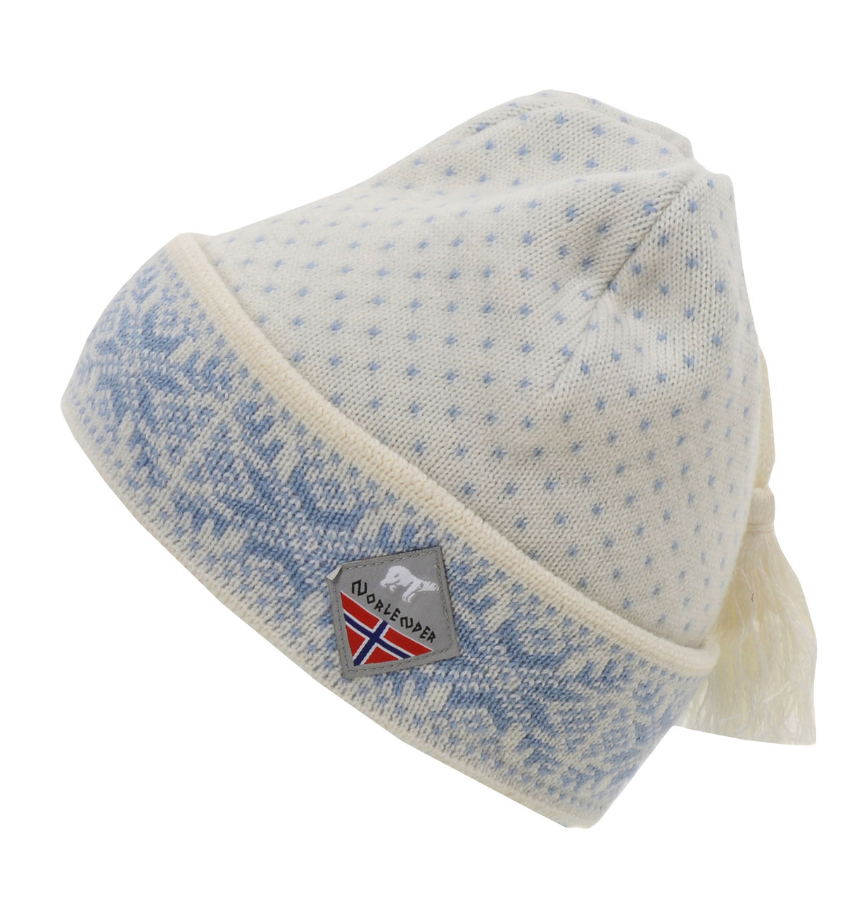 Norlender Nordic Wool Snowflake Hat 401 - Sweater Chalet