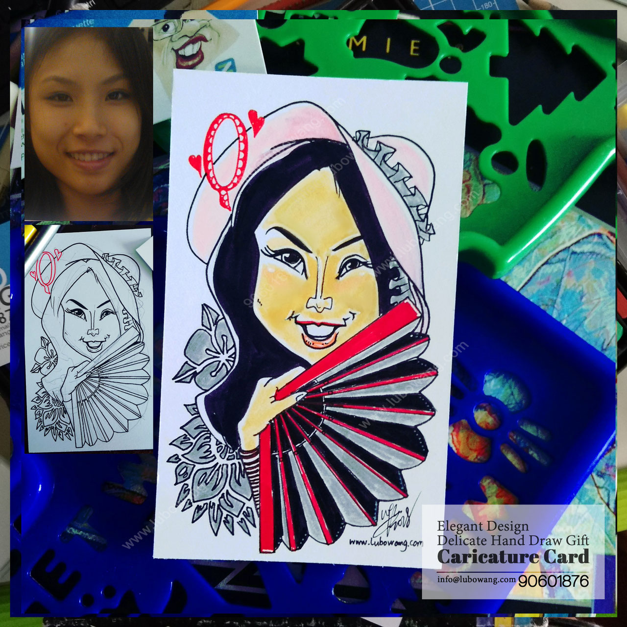 Card Caricature - Caricaturist Singapore, Caricature Singapore ...