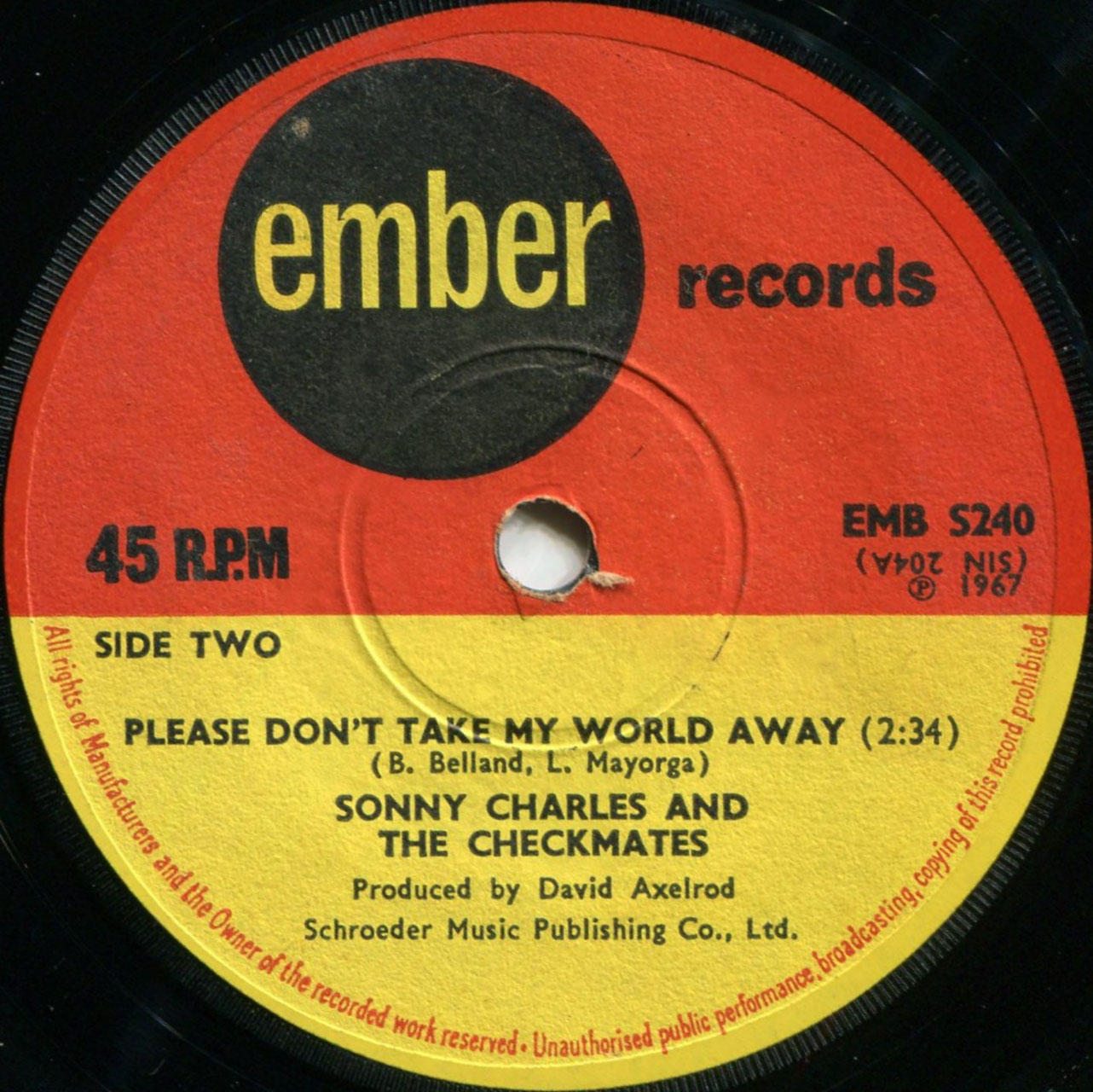 Sonny Charles And The Checkmates - Mastered The Art Of Love / Please ...
