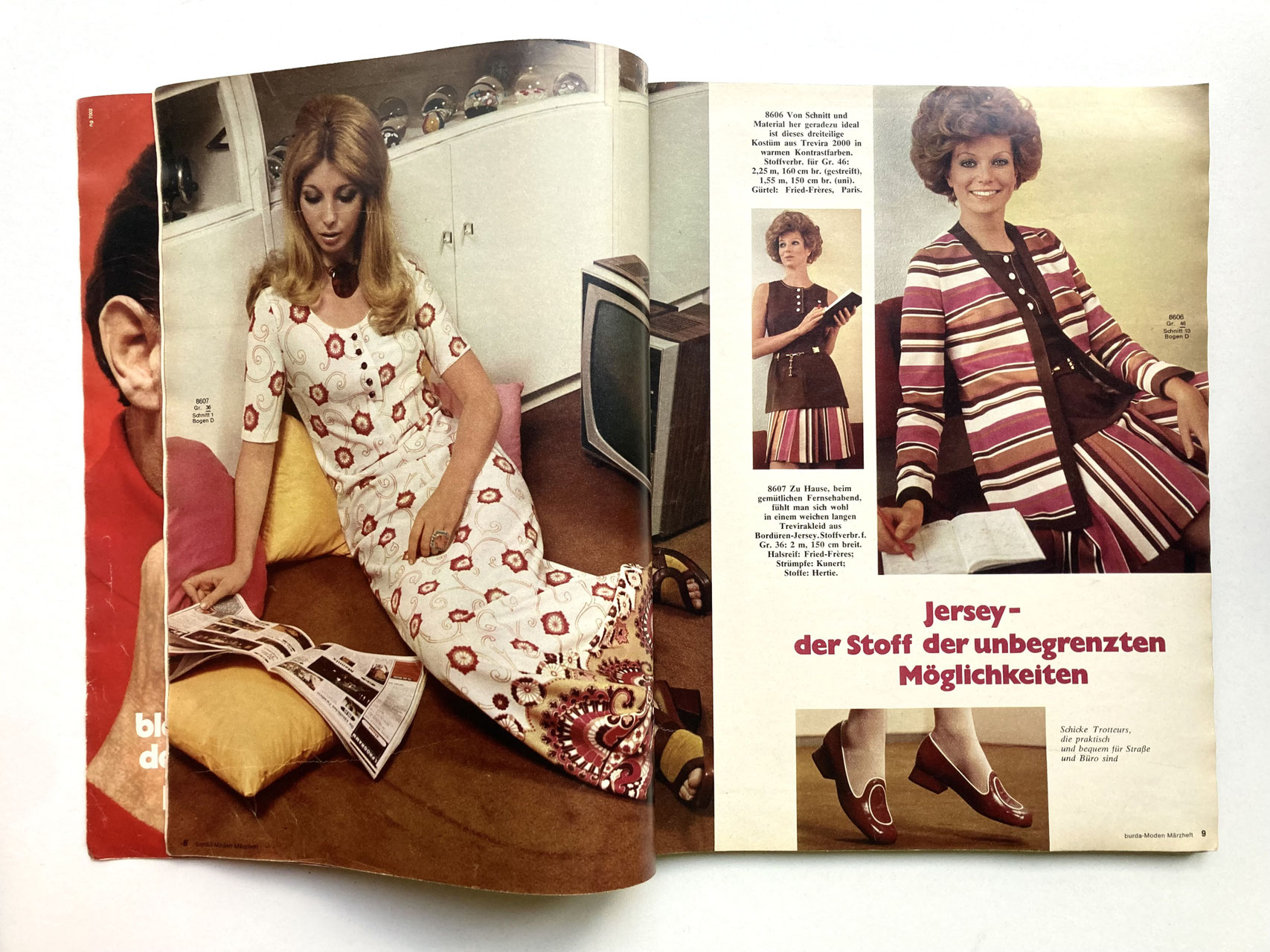 Vintage Modezeitschriften und Handarbeitshefte 1970er Jahre ...