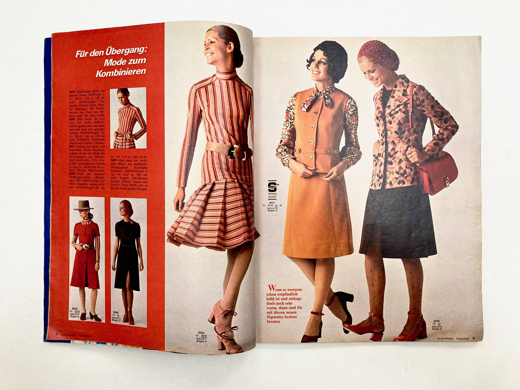 Vintage Modezeitschriften und Handarbeitshefte 1970er Jahre ...