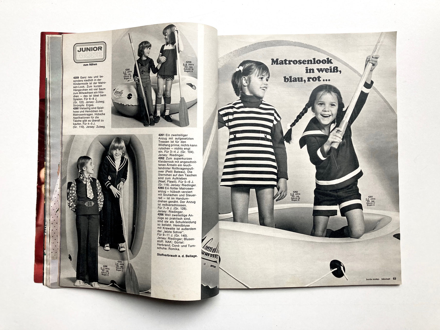 Vintage Modezeitschriften und Handarbeitshefte 1970er Jahre ...