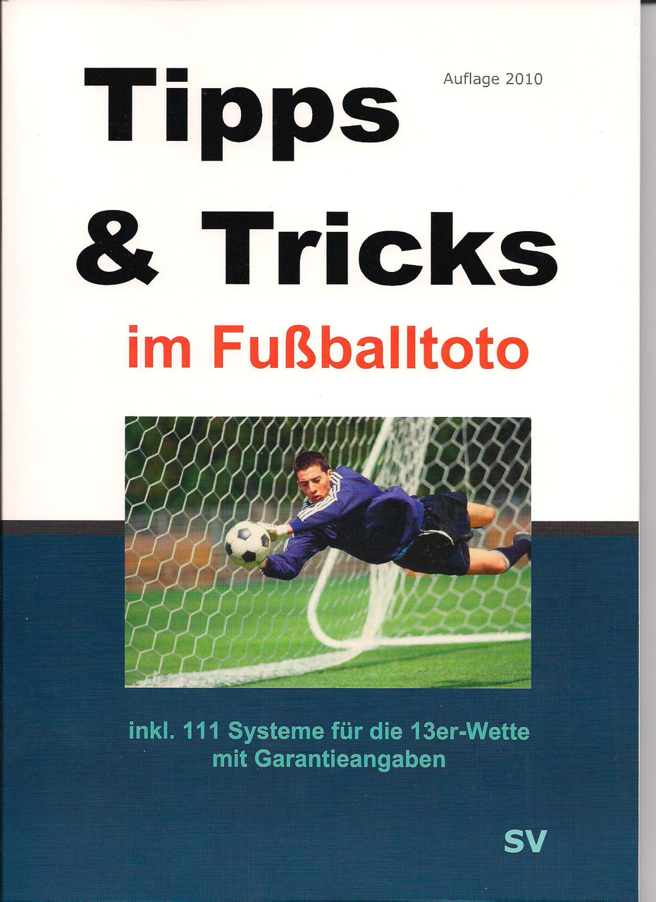 Tipps Und Tricks Im Fu ball Toto Fachverlag F r Wettsysteme Tipps Und Tricks Im Fu ball Toto Fachverlag F r Wettsysteme