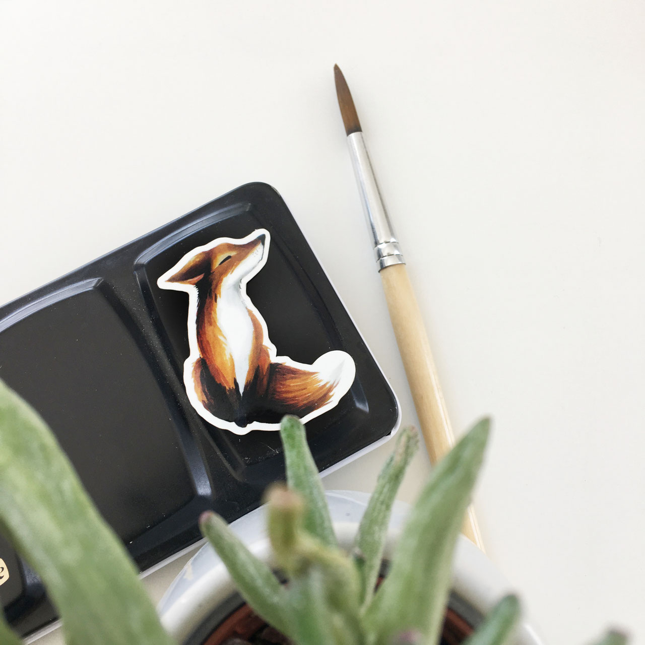 Sticker – Fuchs - geliebtes-chaos-des Webseite!