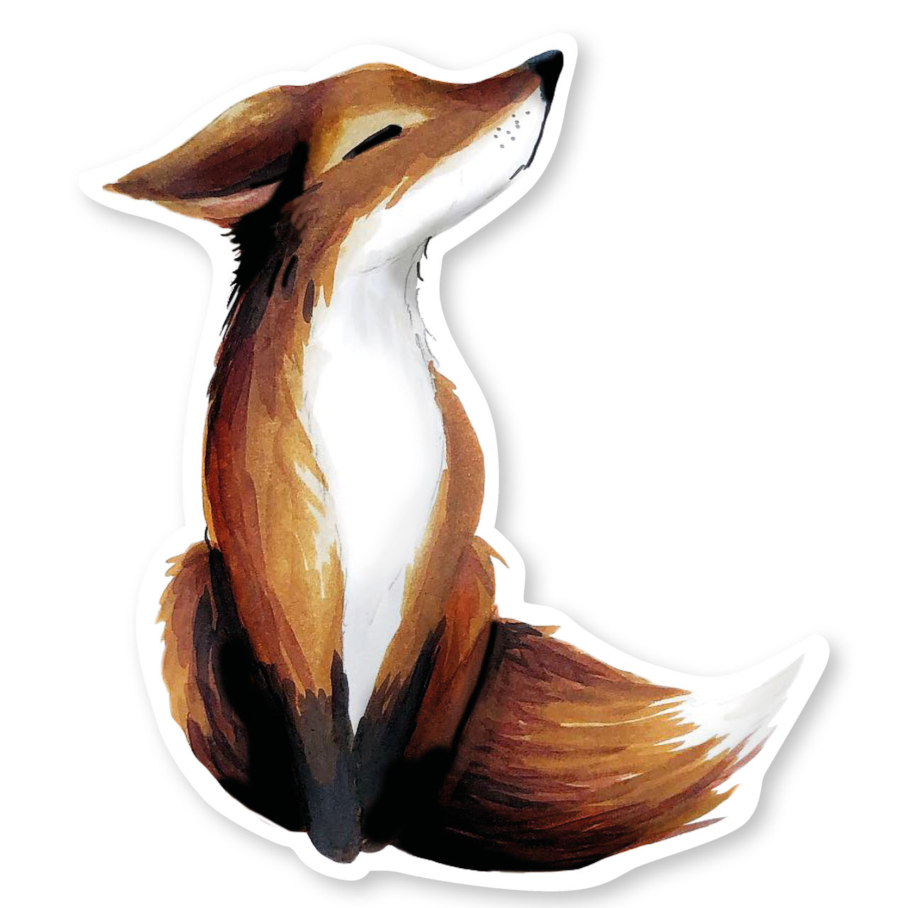 Sticker – Fuchs - geliebtes-chaos-des Webseite!