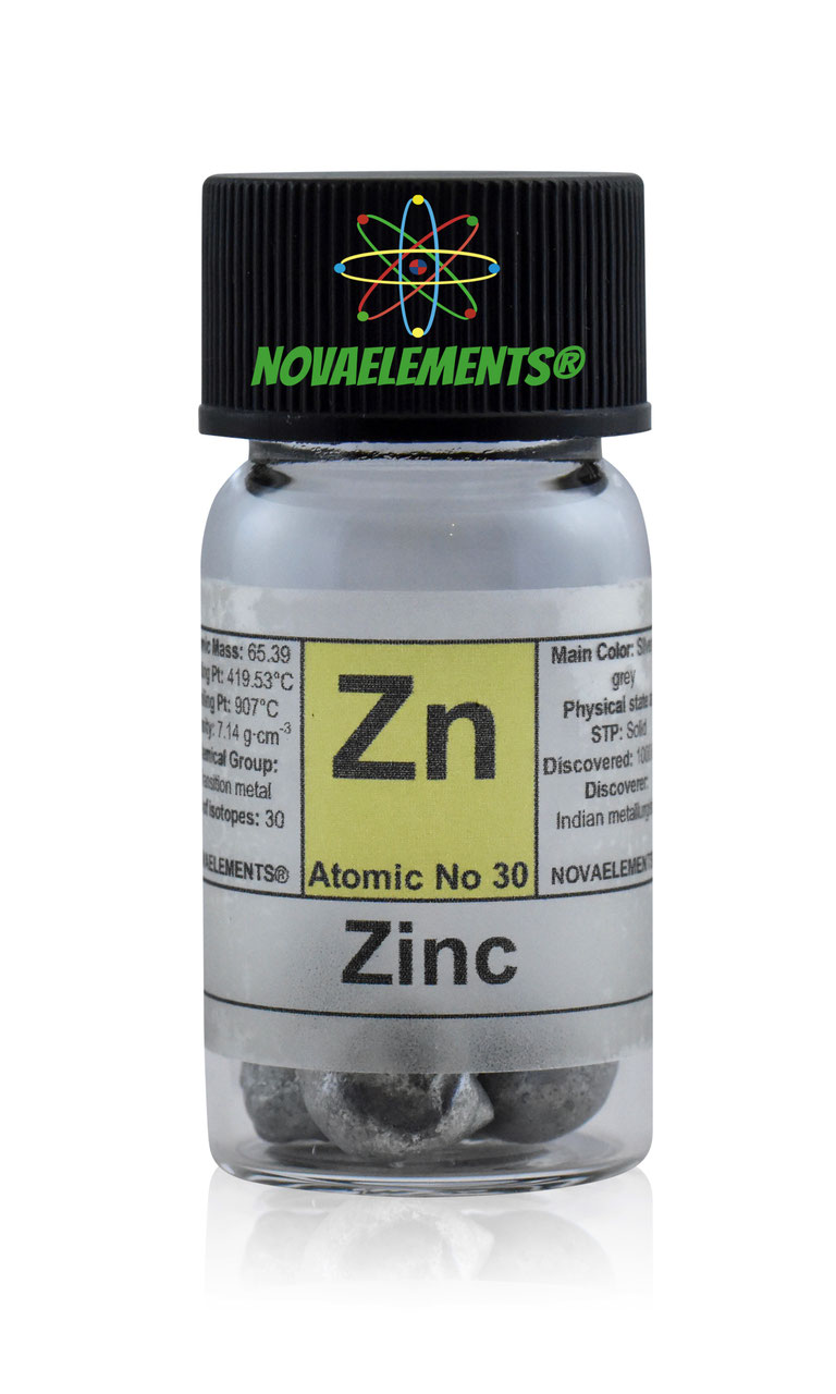 solid zinc metal formula