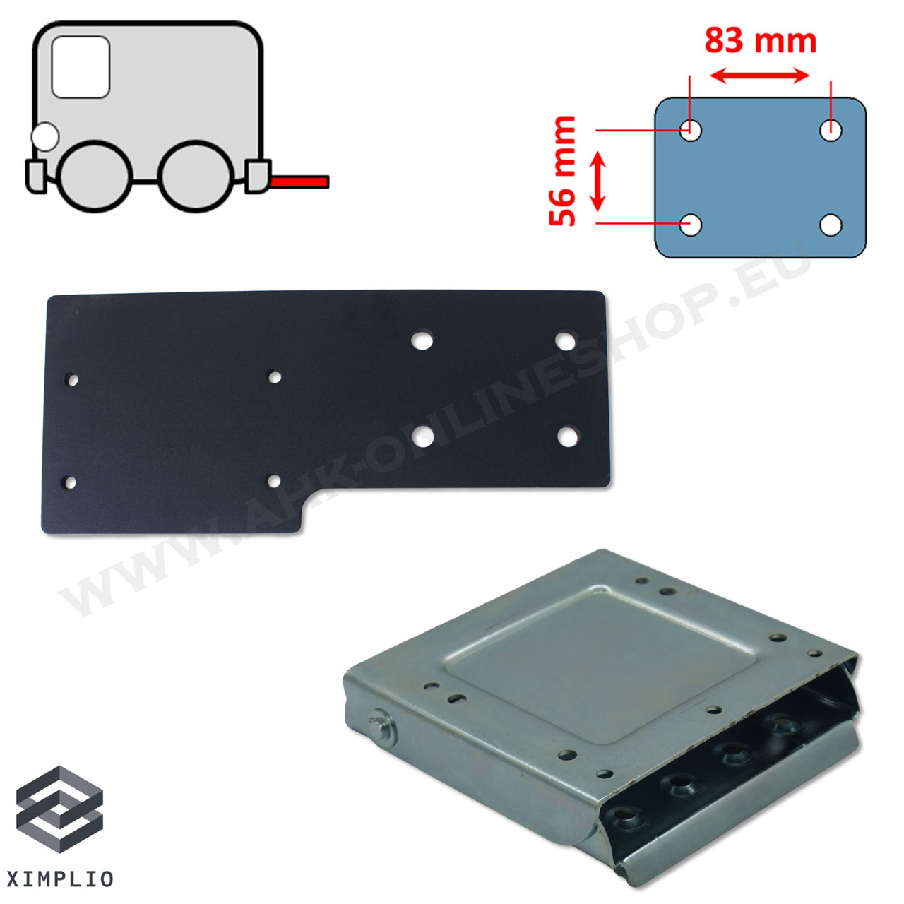 Klappbares Trittbrett, Auftritt Für Anhängerkupplung - AHAKA