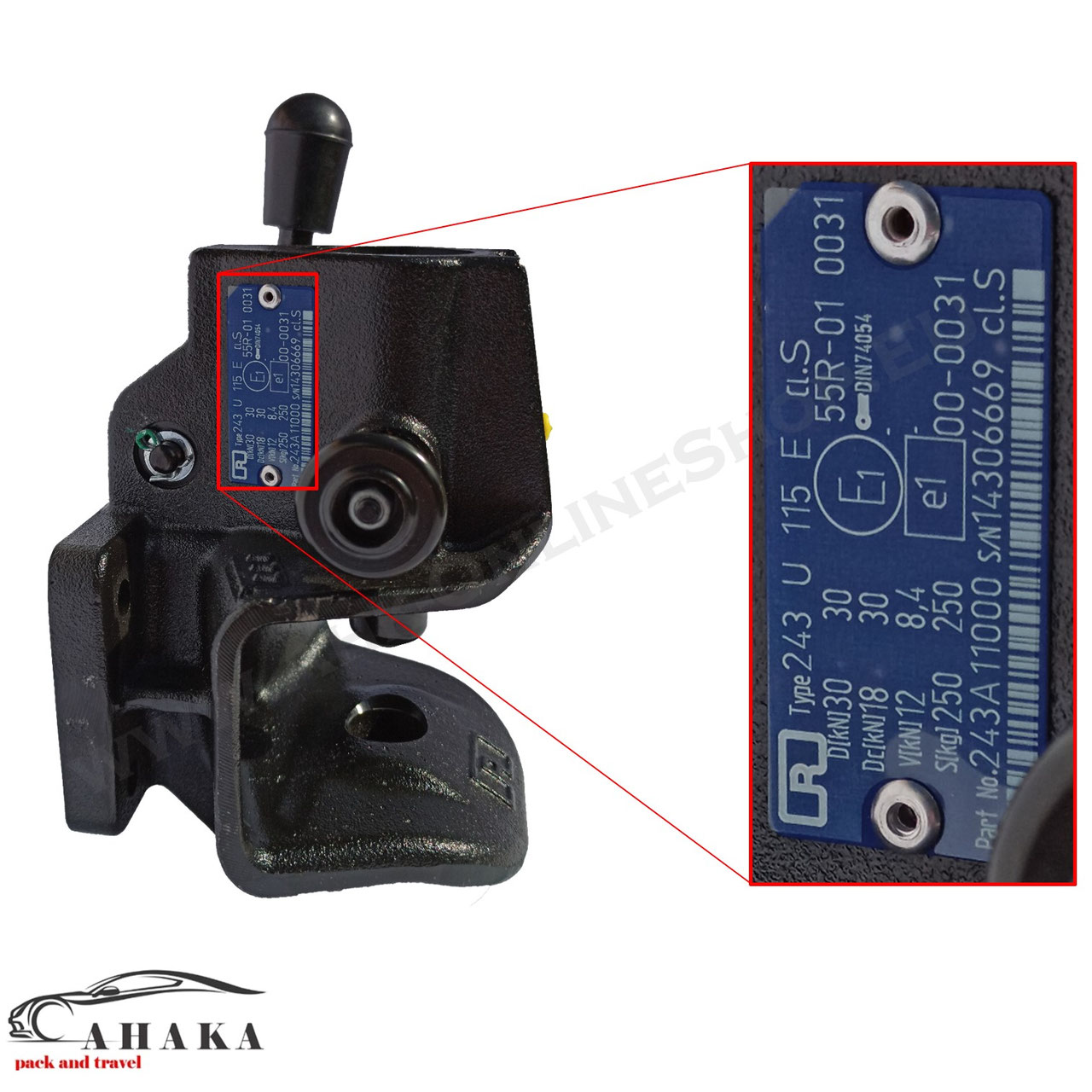 Rockinger Maulkupplung Typ 243U115E - AHAKA