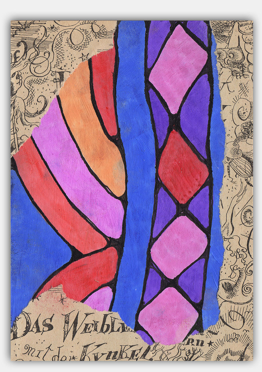 Postkarte Farbenfroh - Ulli Verlag