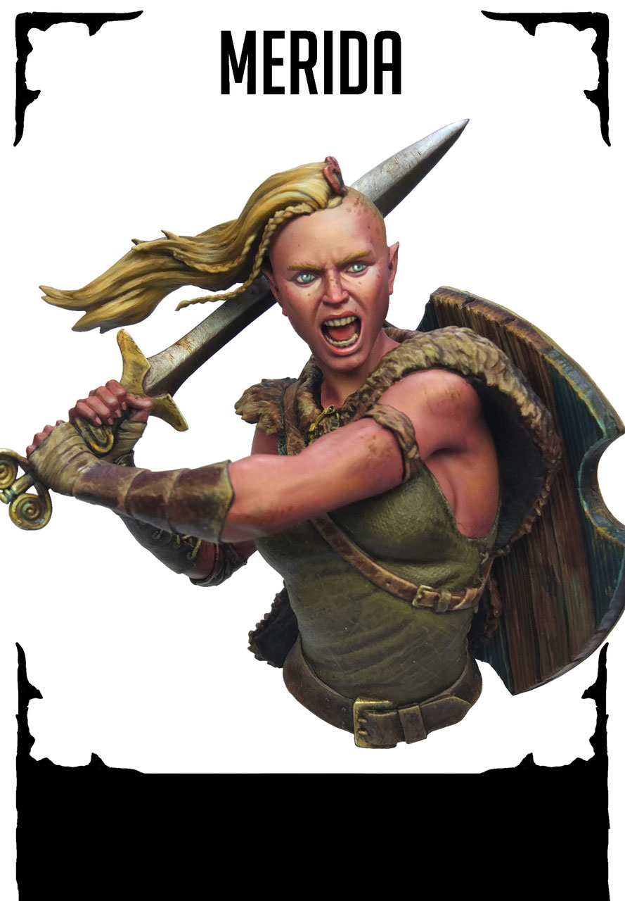 Mérida, "the Light Warrior" - HeraModels miniatures