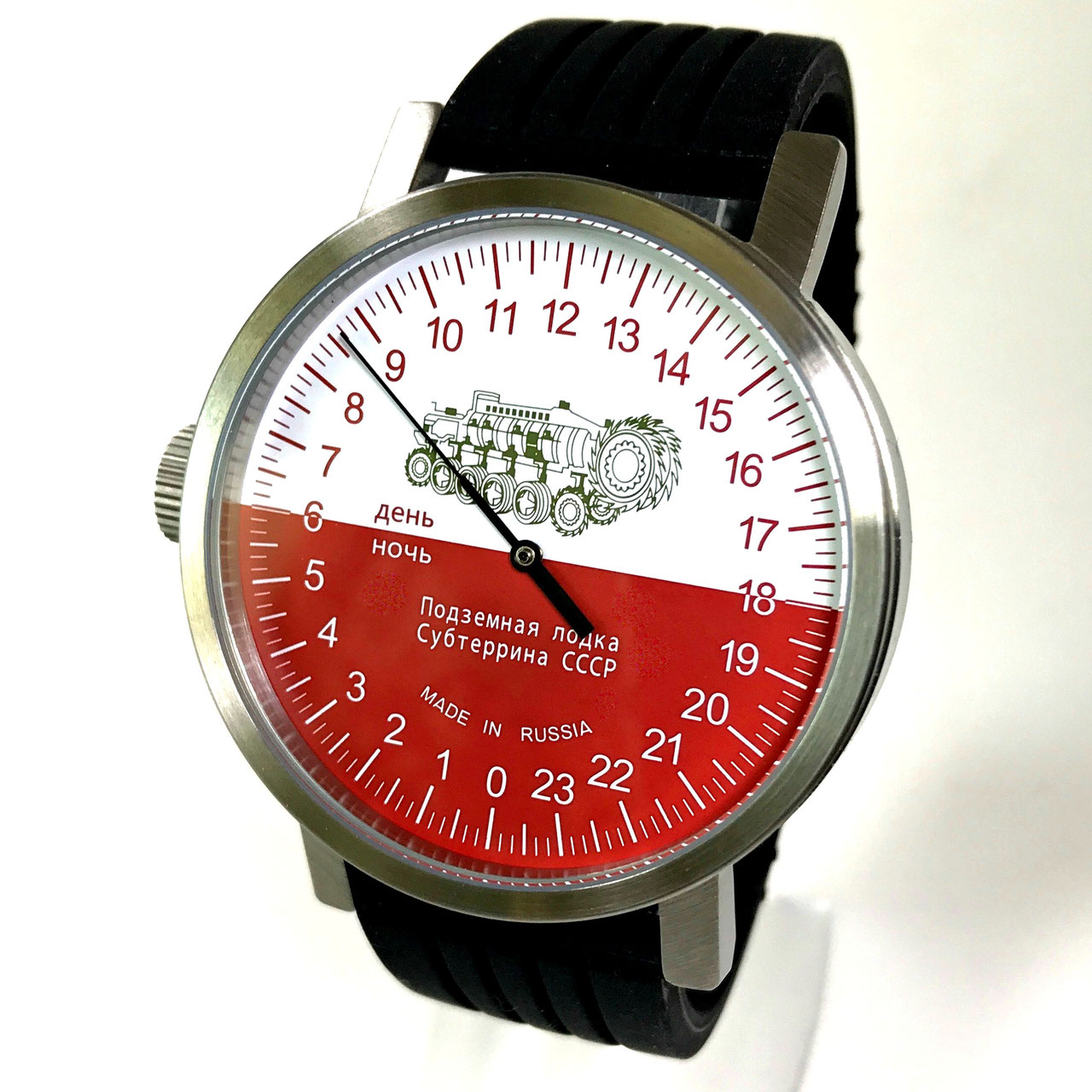 Russische Automatikuhr "SUBTERRENE" POLJOT SPUTNIK - Poljot Uhren ...