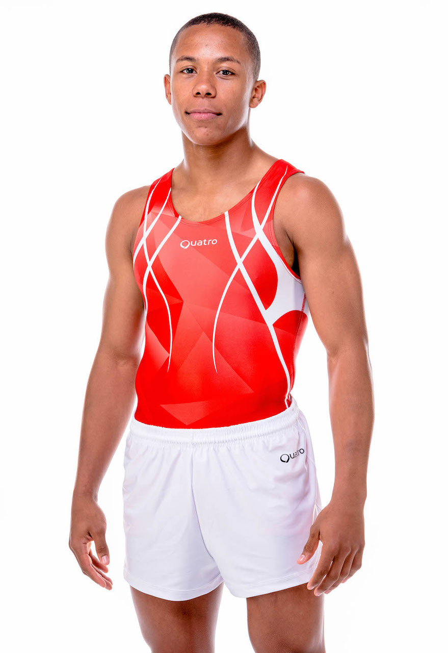 Quatro - Apollo red Boys Turnanzug - TURNSTERN Onlineshop