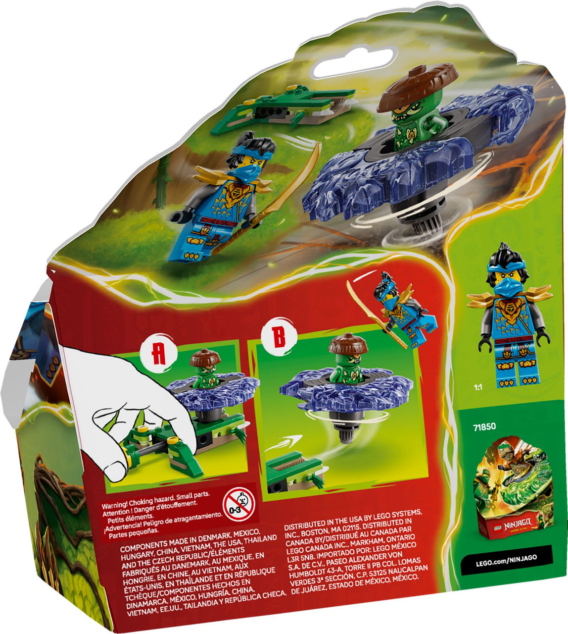 LEGO® NINJAGO® 71849 Nya vs. Mutationsmonster-Spinner - im Steinelädle ...