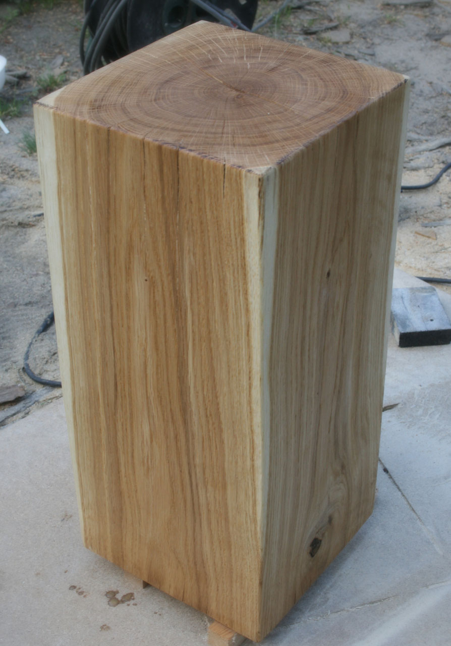 Massivholzblock (Eiche) - rauholzs Webseite!