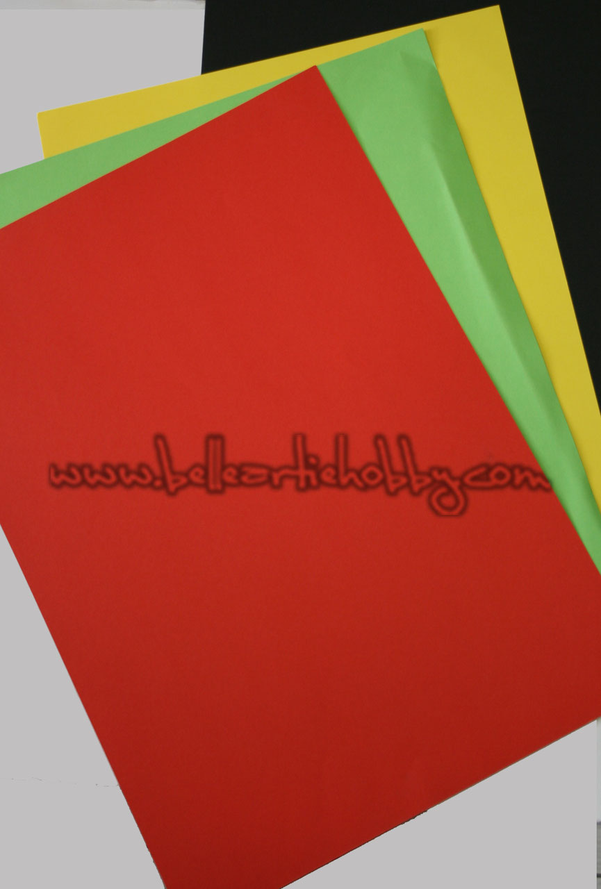 Foglio Cartoncino colorato - Belle arti e hobby