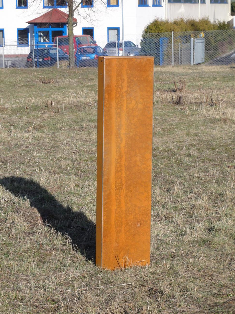 Garten Stelen Metall Rost