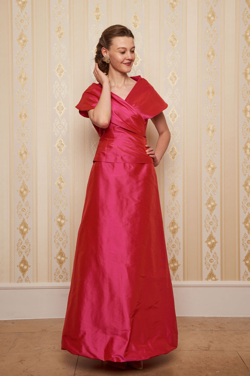 Rock Ballon, Pinke Seide - Honór Couture