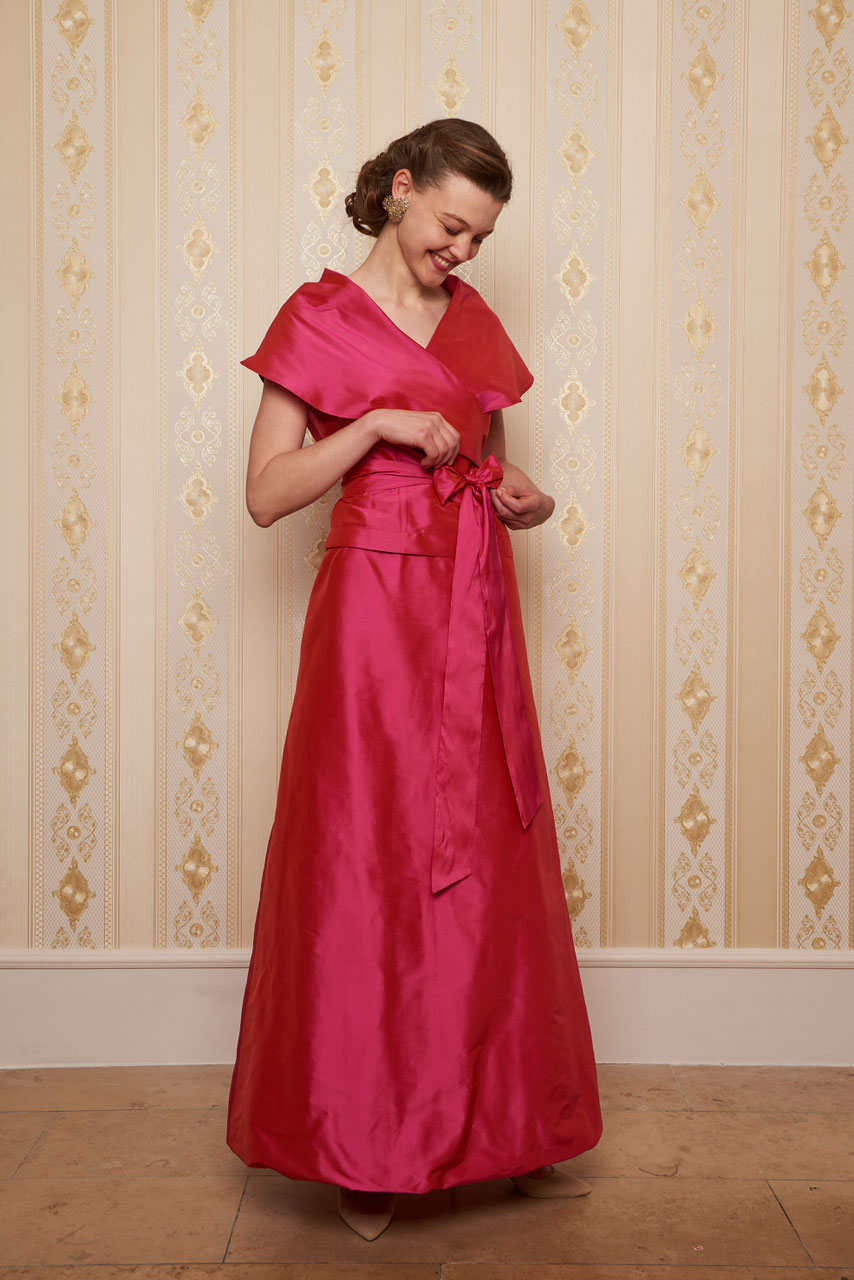 Rock Ballon, Pinke Seide - Honór Couture