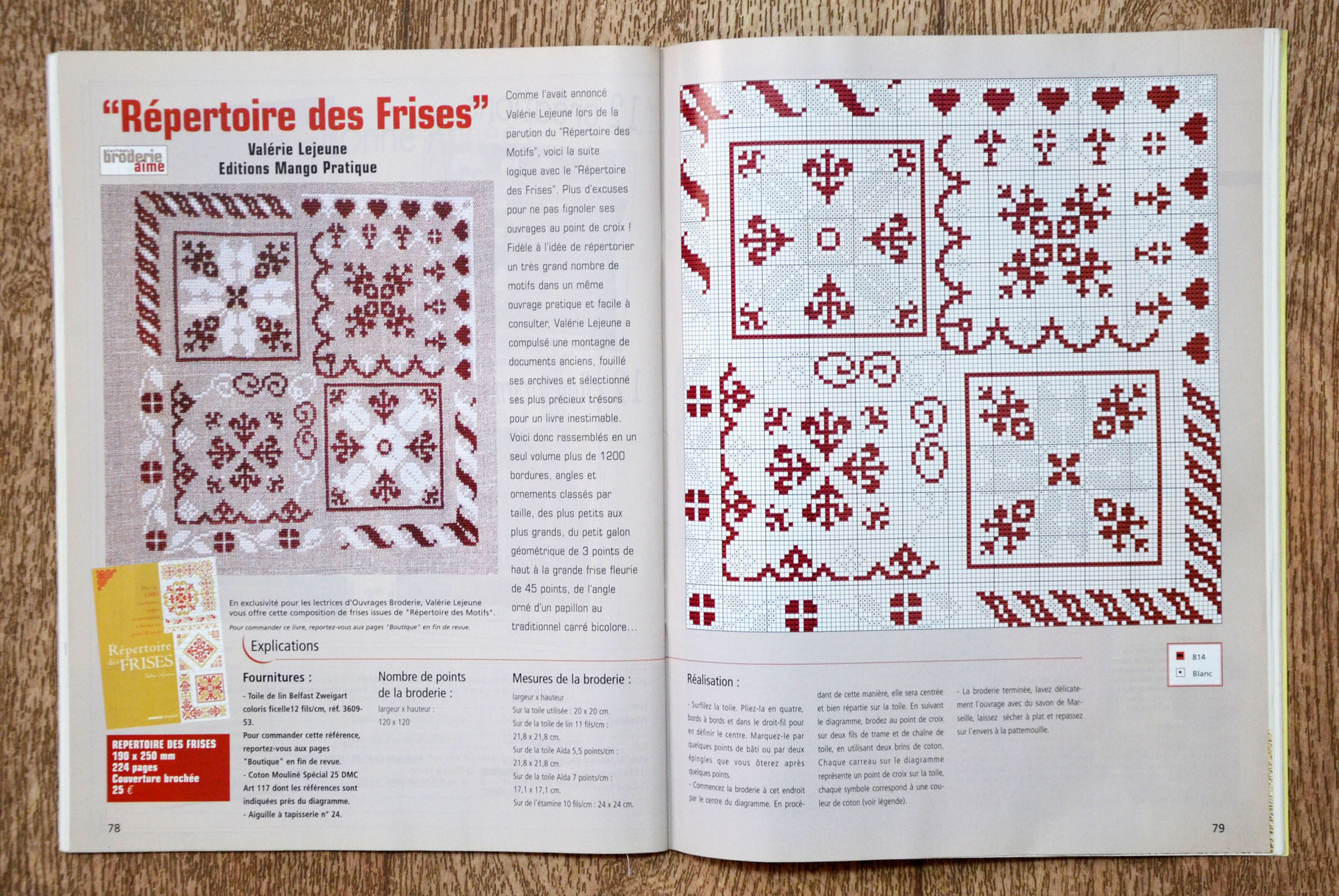 Magazine Ouvrages broderie - La librairie Créative
