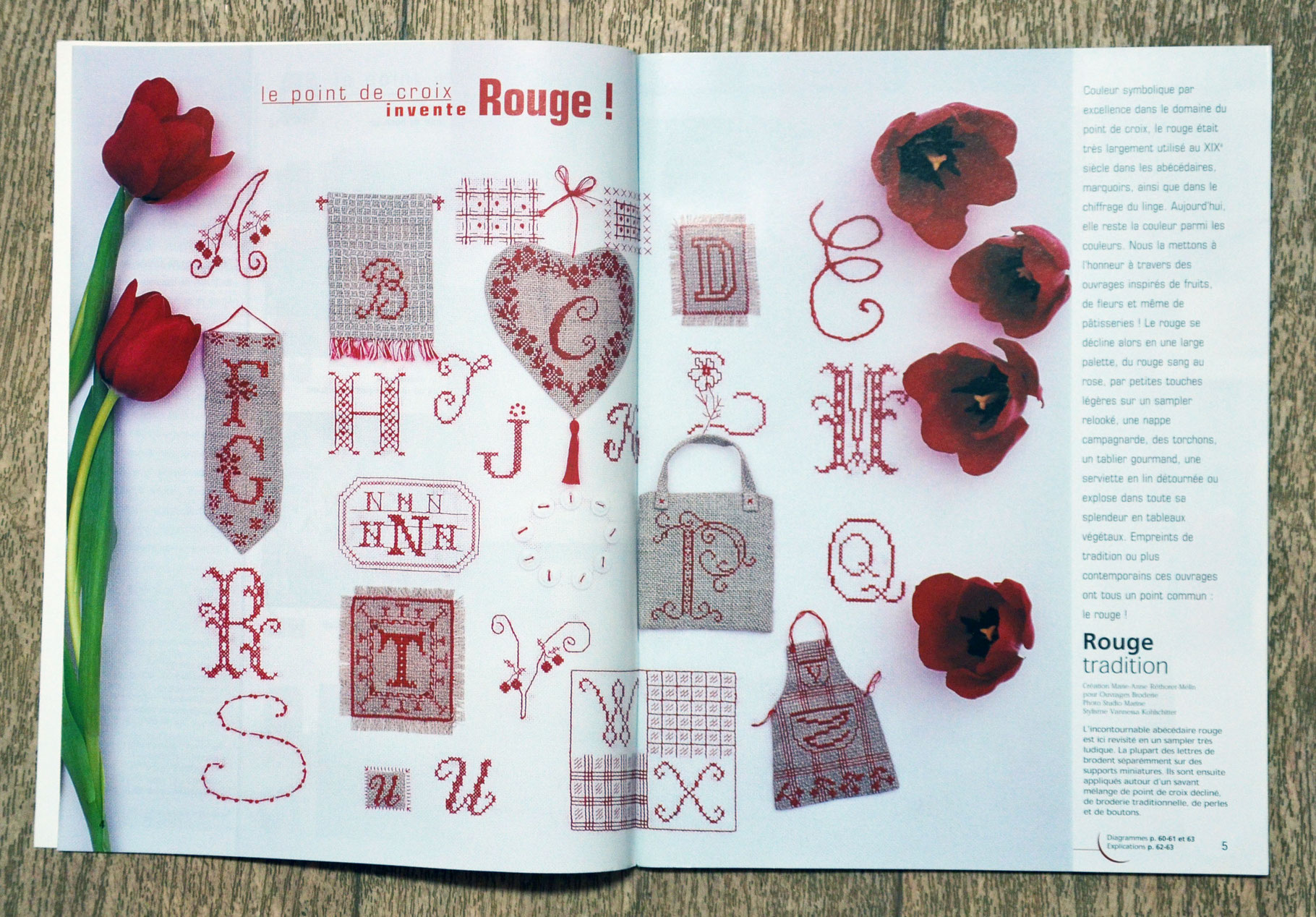 Magazine Ouvrages broderie - La librairie Créative