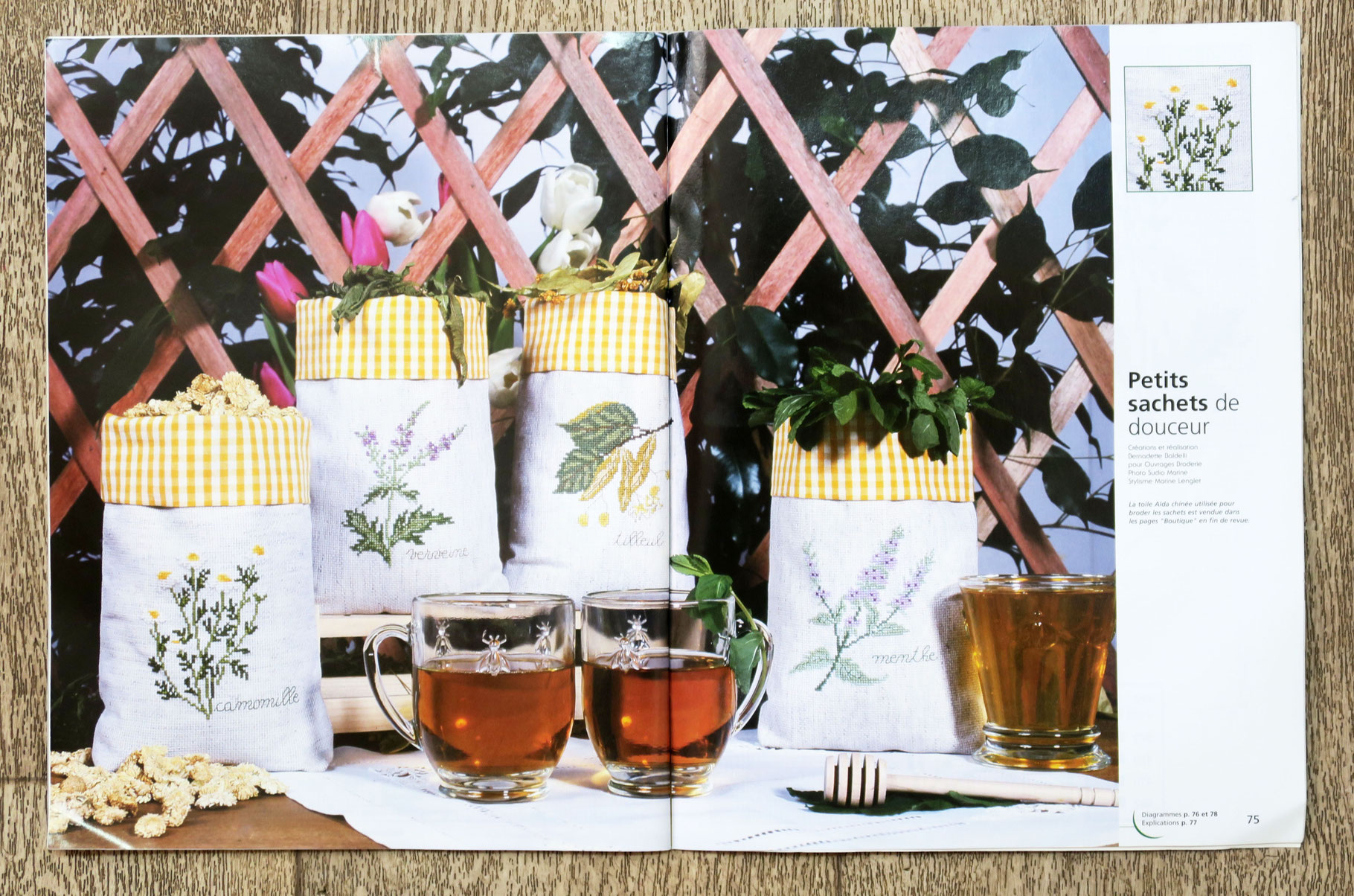 Magazine Ouvrages broderie - La librairie Créative