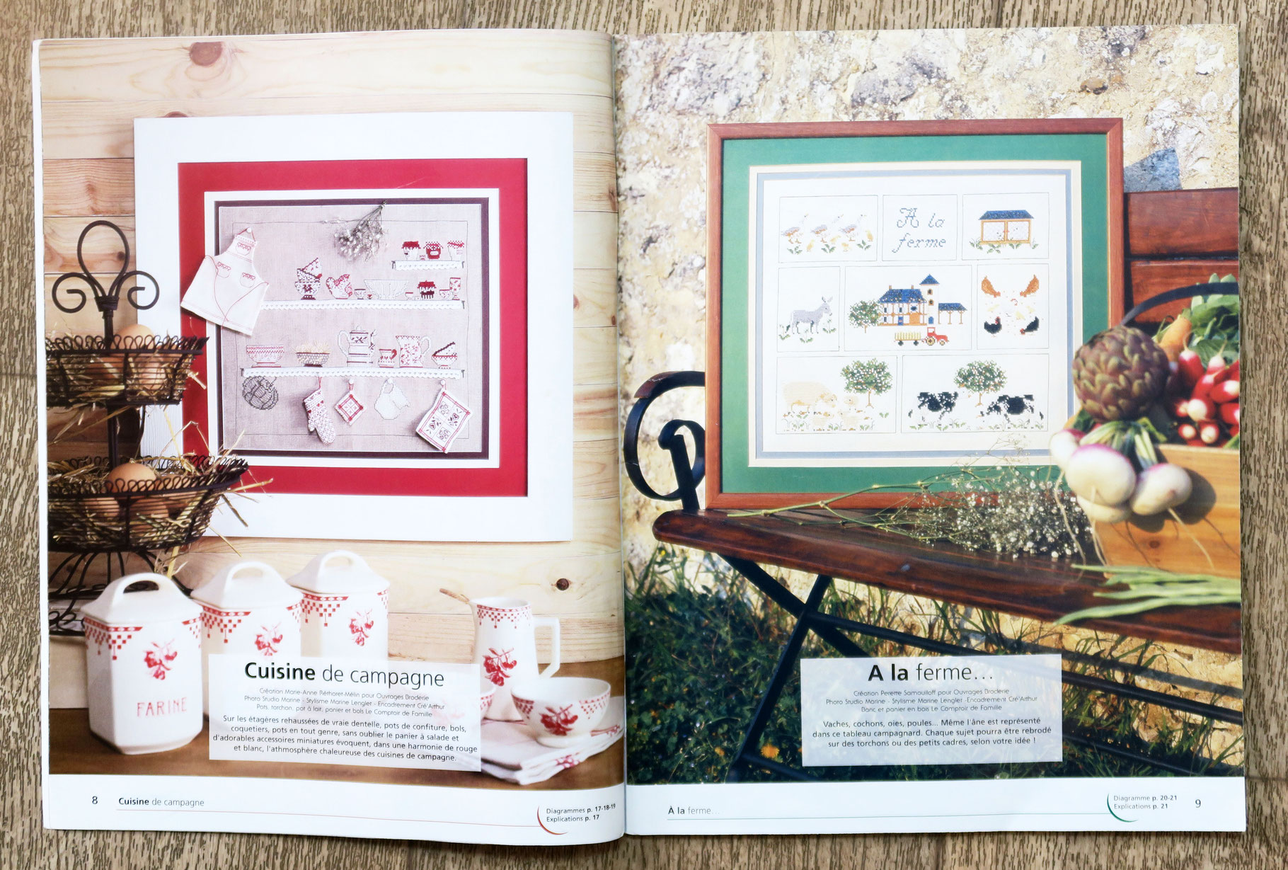 Magazine Ouvrages broderie - La librairie Créative