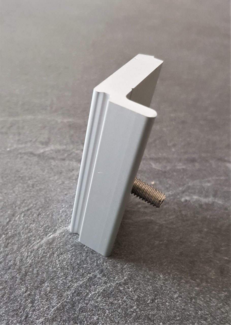 Klemmprofile für Glasabtrennung - Kristhal Dusche