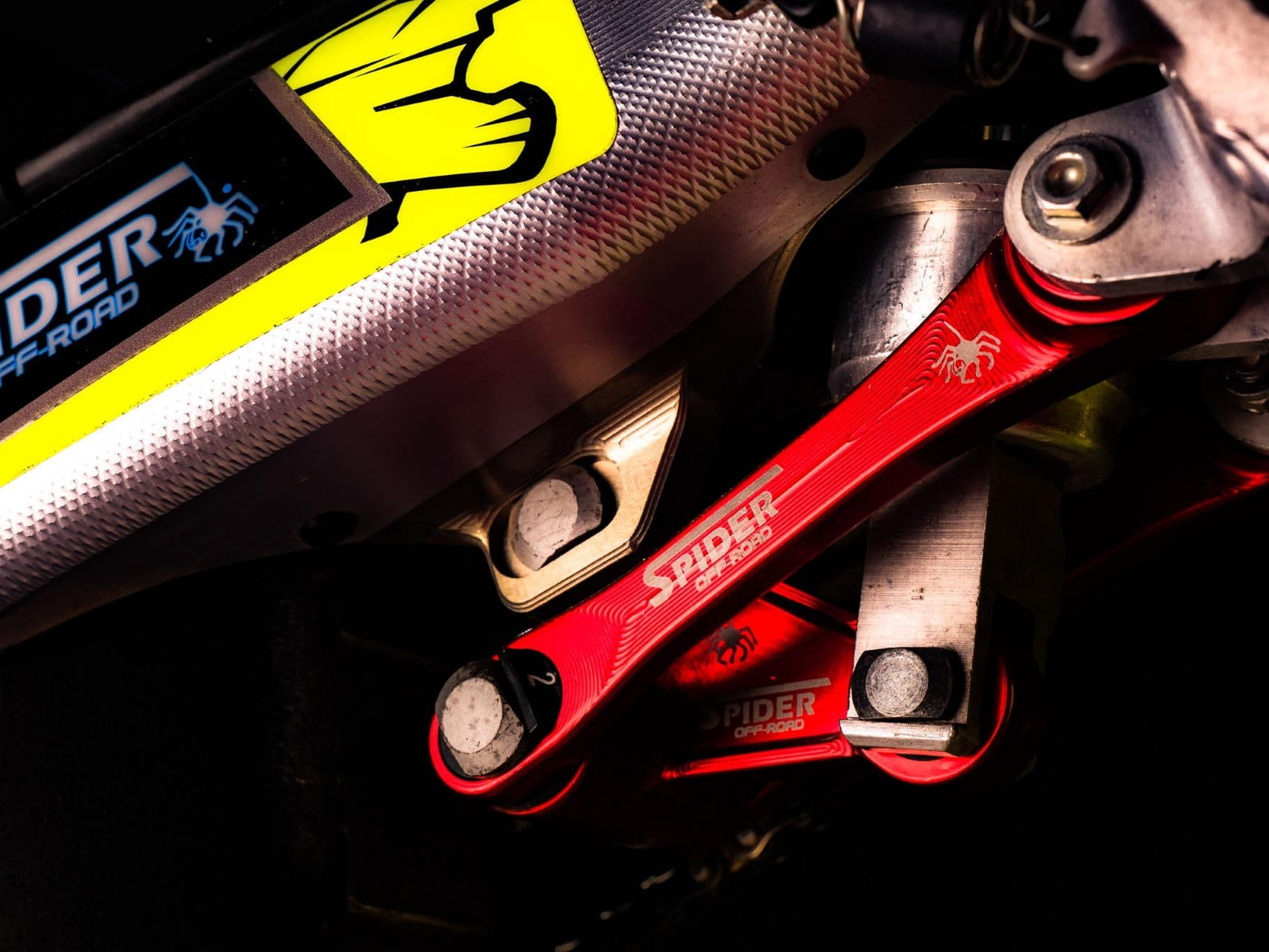Adjustable Supermoto linkage arm - RAID-ZERO