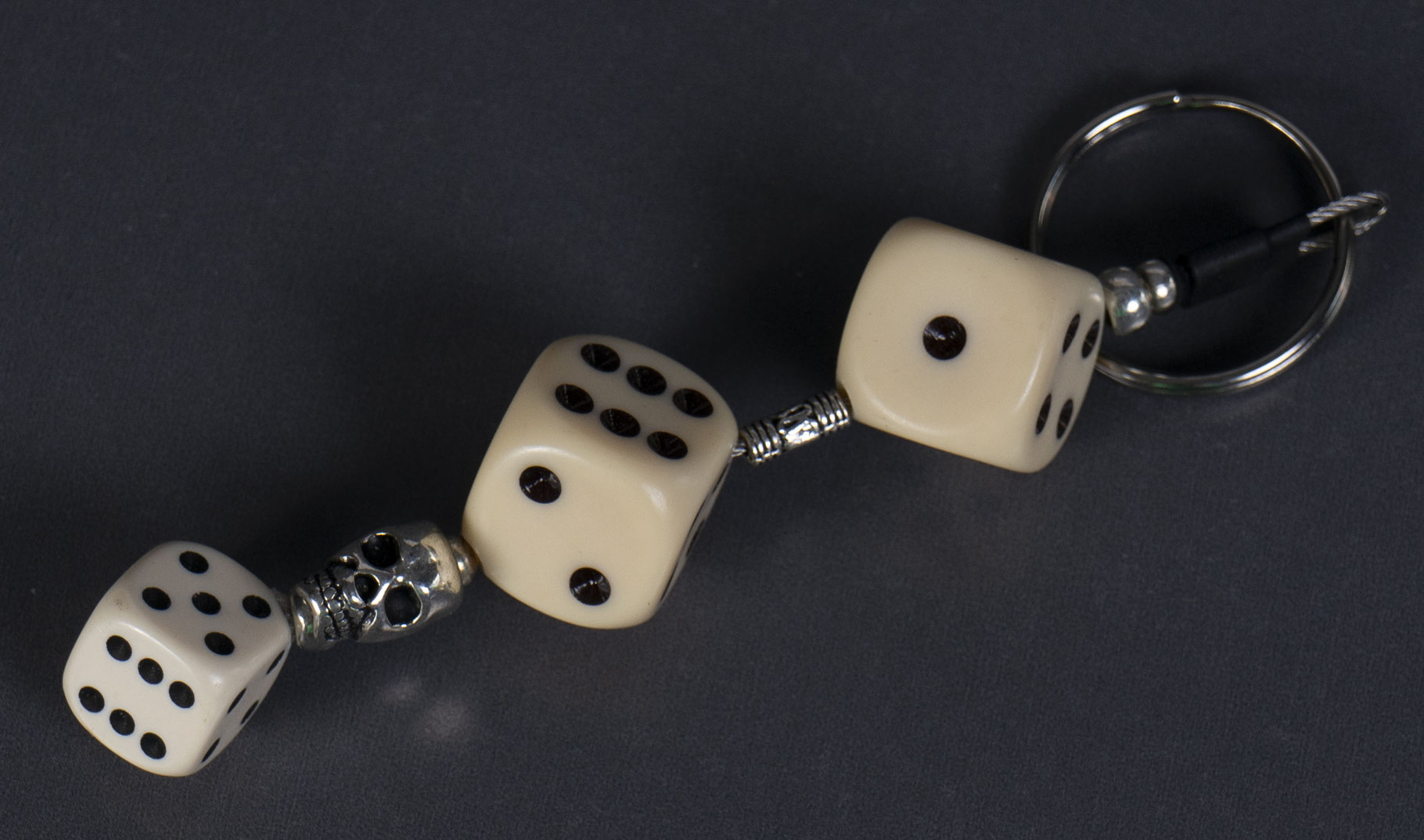 key chains - Dice & Skulls