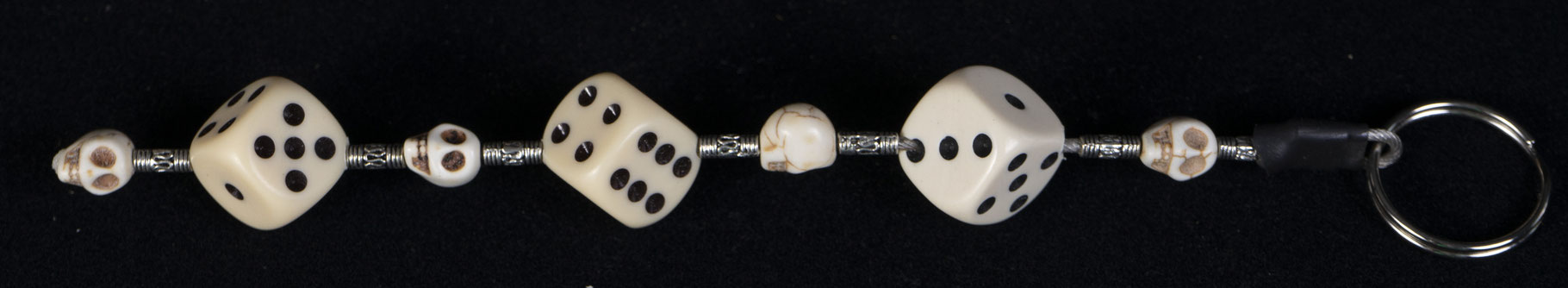 key chains - Dice & Skulls