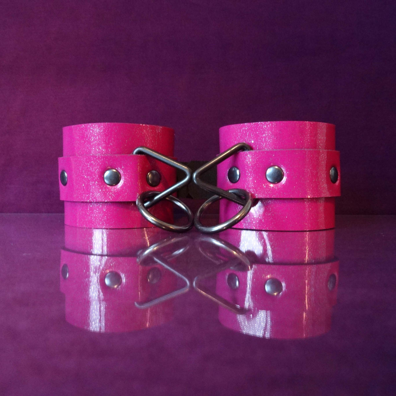 Candy Cuffs - Pink Glitter - PinkPonyClubnl