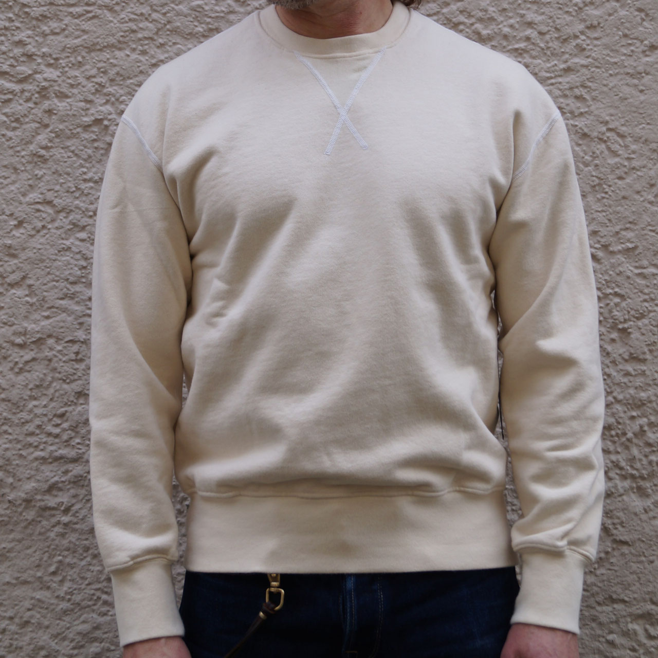 FREENOTE DECK SWEATSHIRT NATURAL - Lederladen Ulm