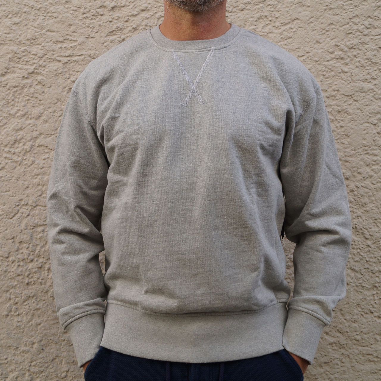 FREENOTE DECK SWEATSHIRT HEATHER GREY - Lederladen Ulm