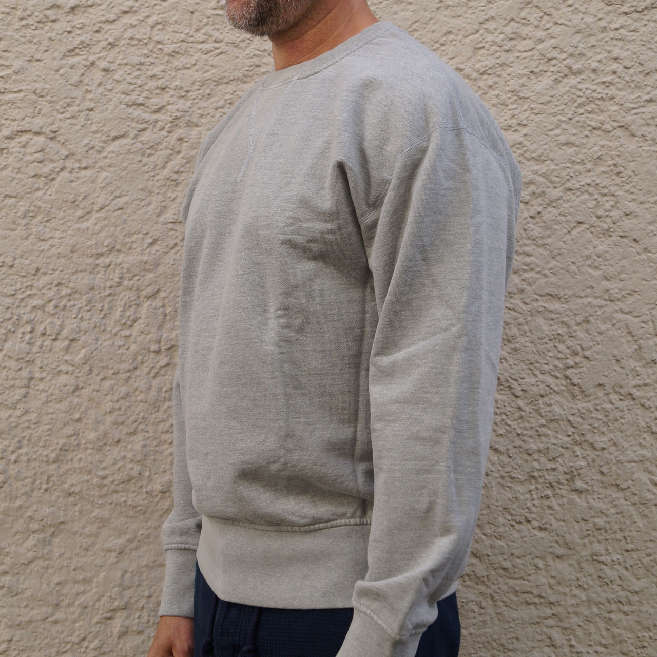 FREENOTE DECK SWEATSHIRT HEATHER GREY - Lederladen Ulm