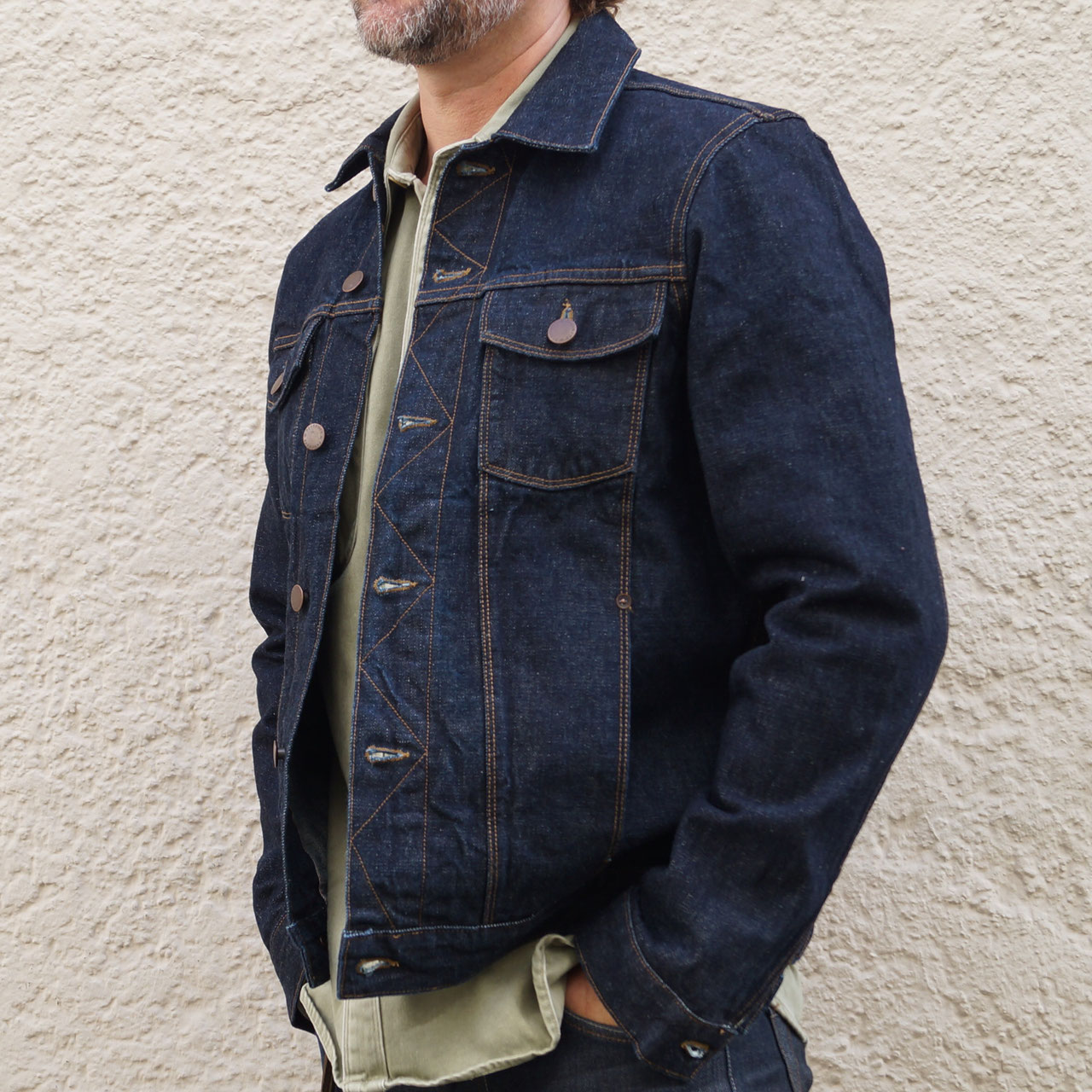 FREENOTE DENIM JACKET 16oz RINSED - Lederladen Ulm