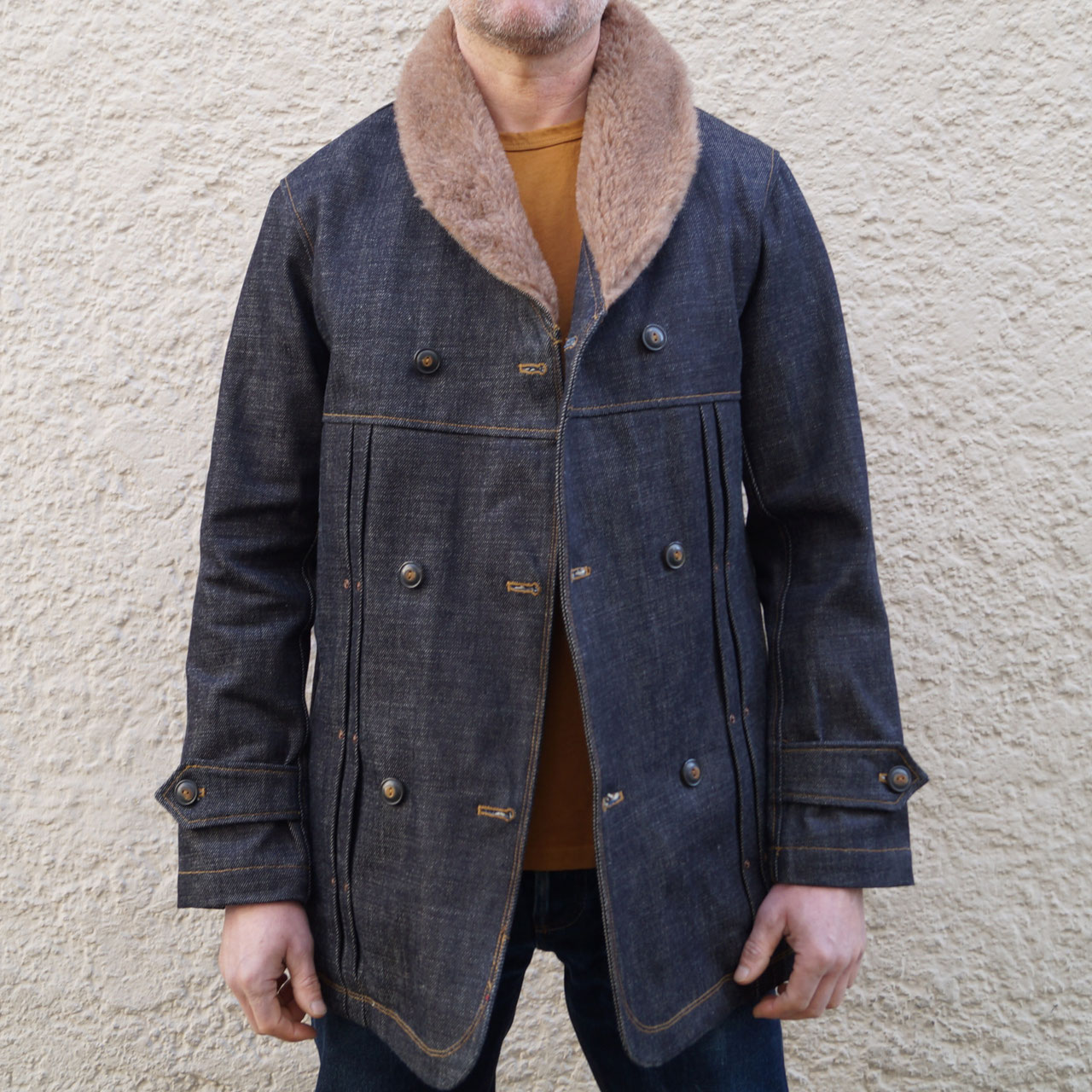 FREENOTE PLEATED RANCHER 20 OZ DENIM JACKET - Lederladen Ulm
