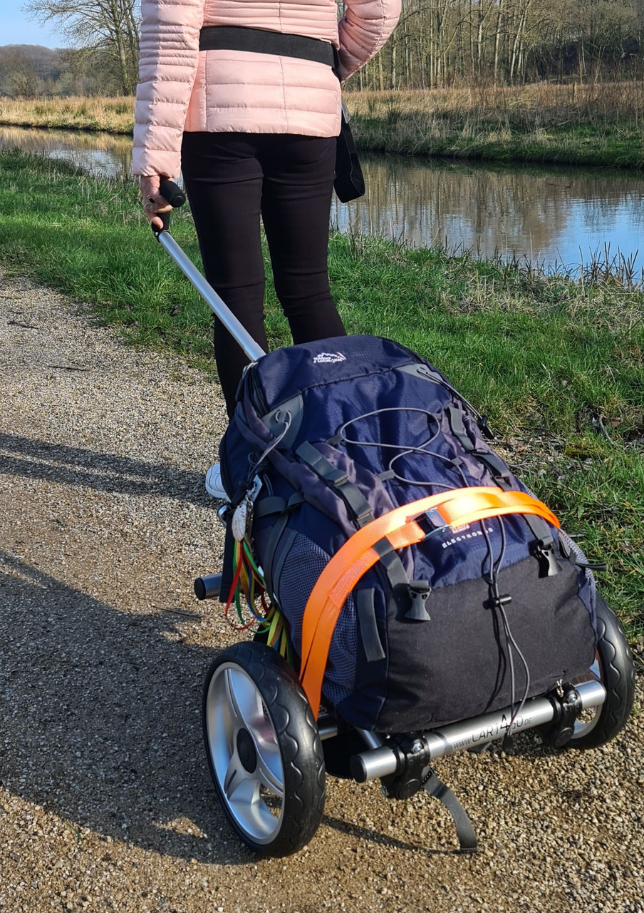 Shop - Pilgerwagen Wanderwagen Rucksackwagen, pilgern ultraleicht