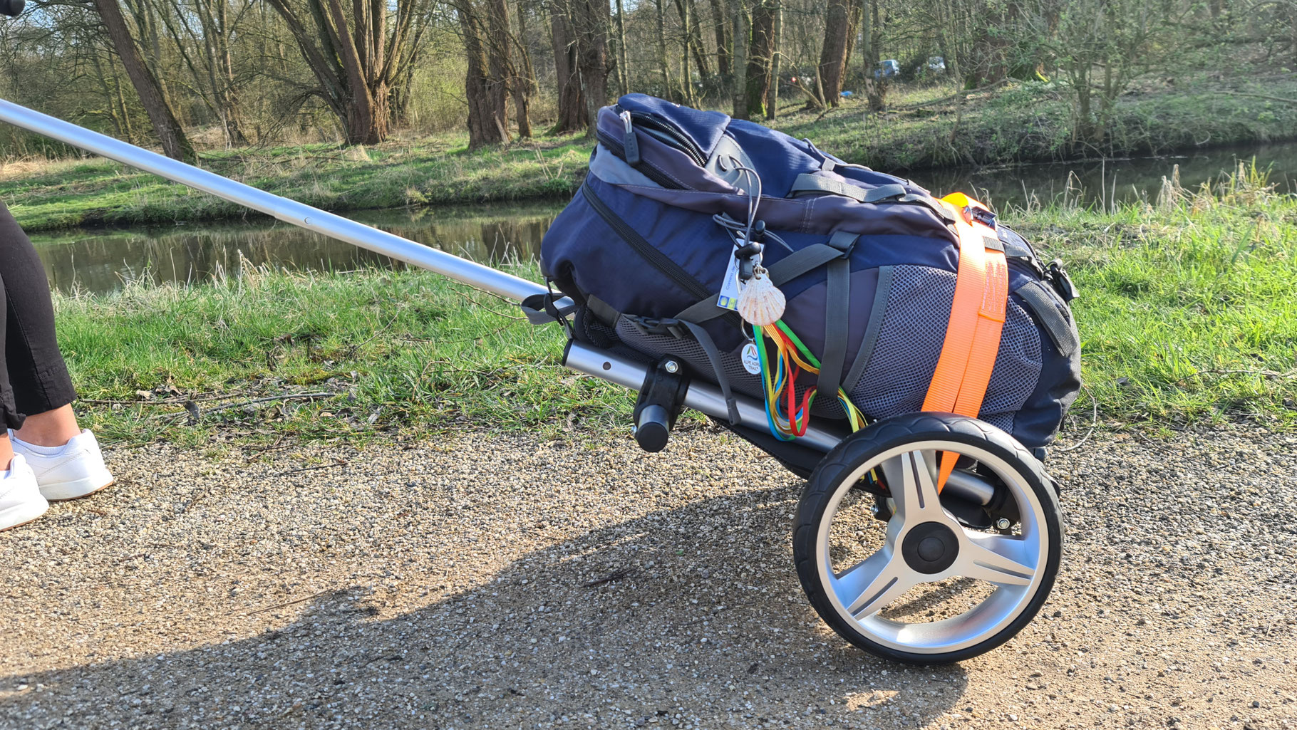 Shop - Pilgerwagen Wanderwagen Rucksackwagen, pilgern ultraleicht