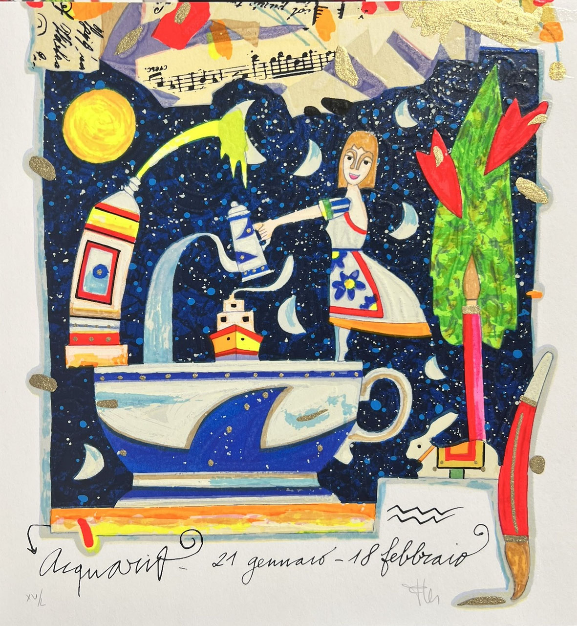 serigrafie MUSANTE Sogno di una notte - il torchio di porta romana arte